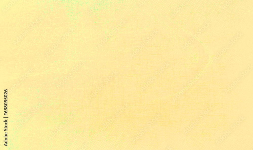 Plain yellow color background banner with copy space for text or image ...