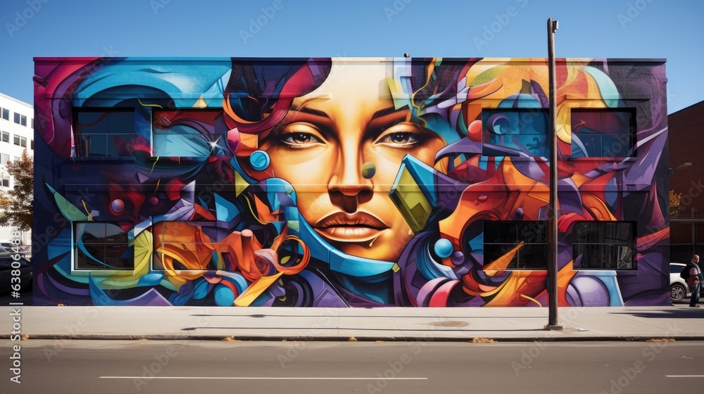 World of Street Art, where vibrant and captivating murals decorate the ...