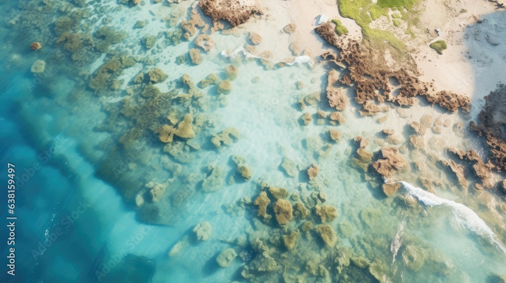 extensive coral bleaching, illustrating the devastating effects of ...