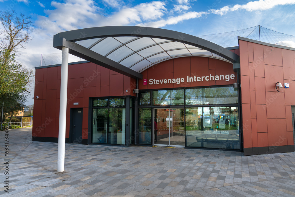 Stevenage Interchange bus station located. £9.6 million new bus ...