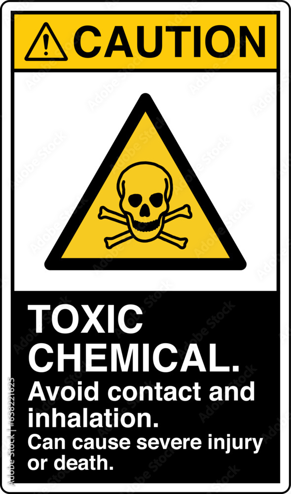 ANSI Z535 Safety Sign Marking Label Symbol Pictogram Standards Caution ...