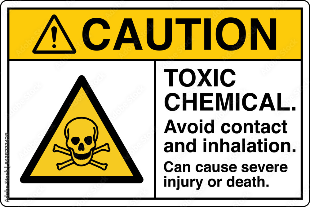 ANSI Z535 Safety Sign Marking Label Symbol Pictogram Standards Caution ...