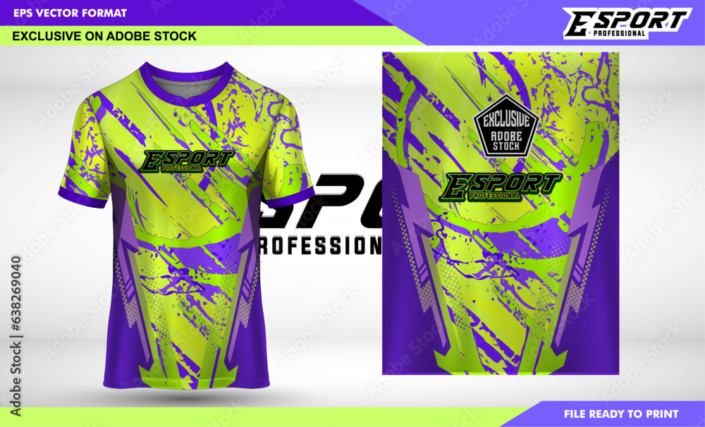 neon Racing jersey pattern design. Hud pattern on blue background for ...