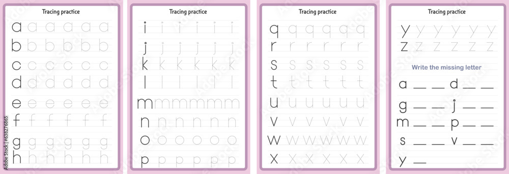 Basic Tracing for kids | Preschool tracing worksheet for handwriting ...