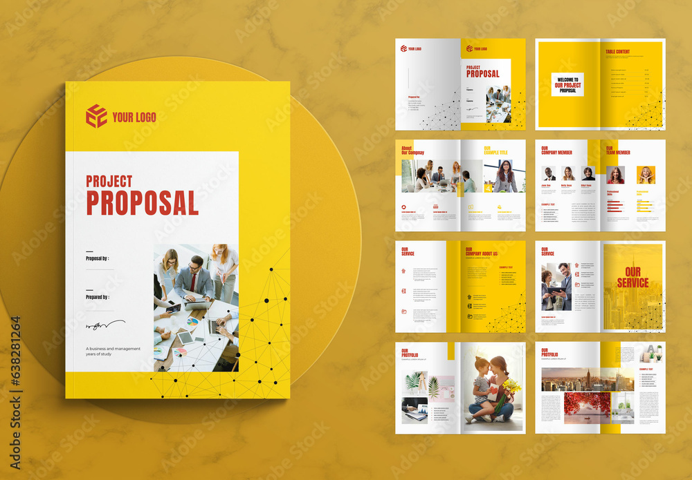 Project Proposal Layout Stock Template Adobe Stock project-proposal-layout-stock-template-adobe-stock