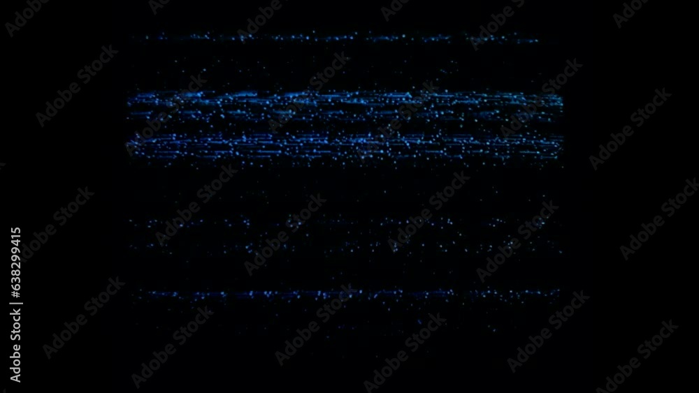 Vidéo Stock Defects and interference of the video signal. The effects ...