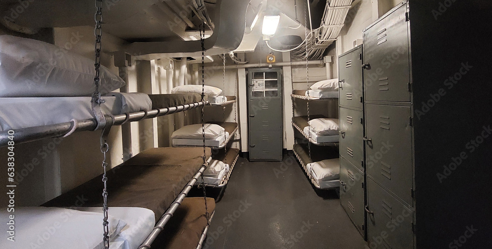 New York, United States - August 5, 2023: Inside the USS Intrepid ...