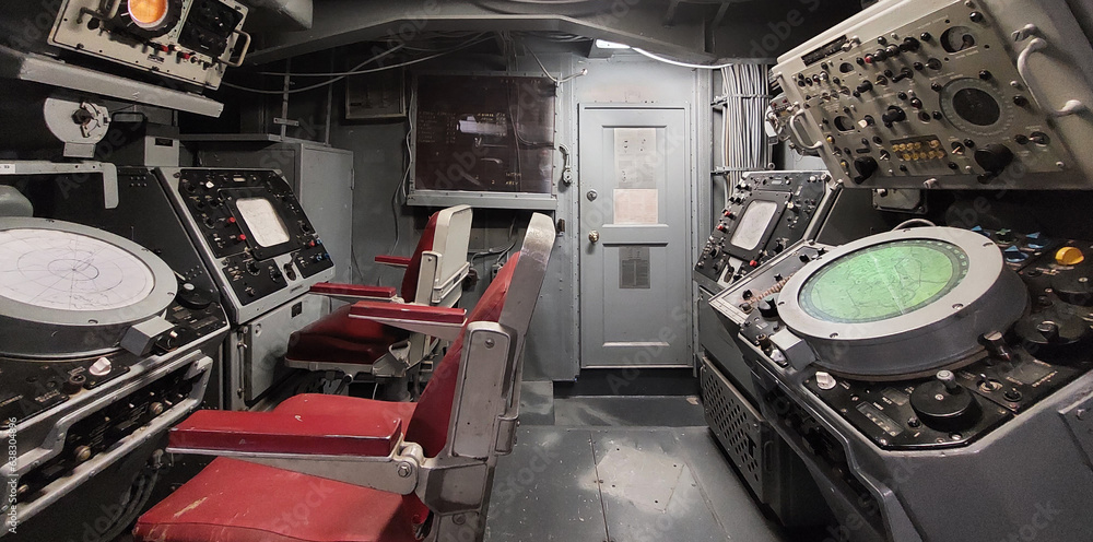 New York, United States - August 5, 2023: Inside the USS Intrepid ...