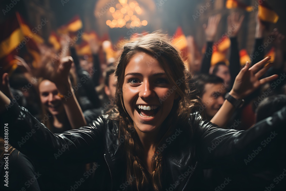 Unity Celebration: People in Germany Commemorating German Unity Day on ...