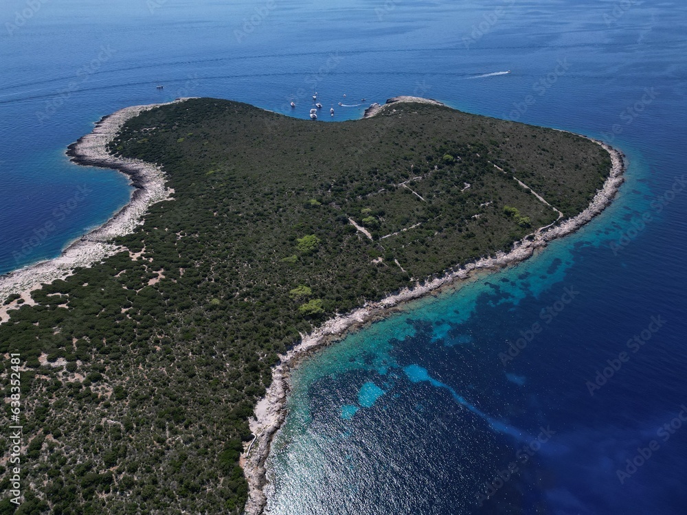 Vis Island, Italian Lissa, island of Croatia in the Adriatic Sea. It is ...