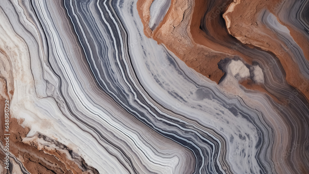 The layers of stone, crystalline and geological forms, opulent fabrics ...