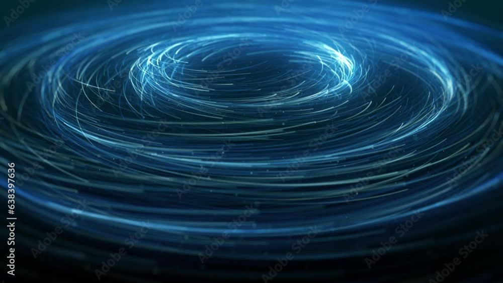 Stockvideo Kinetic Concentric Circles Spinning/ 4k animation of ...