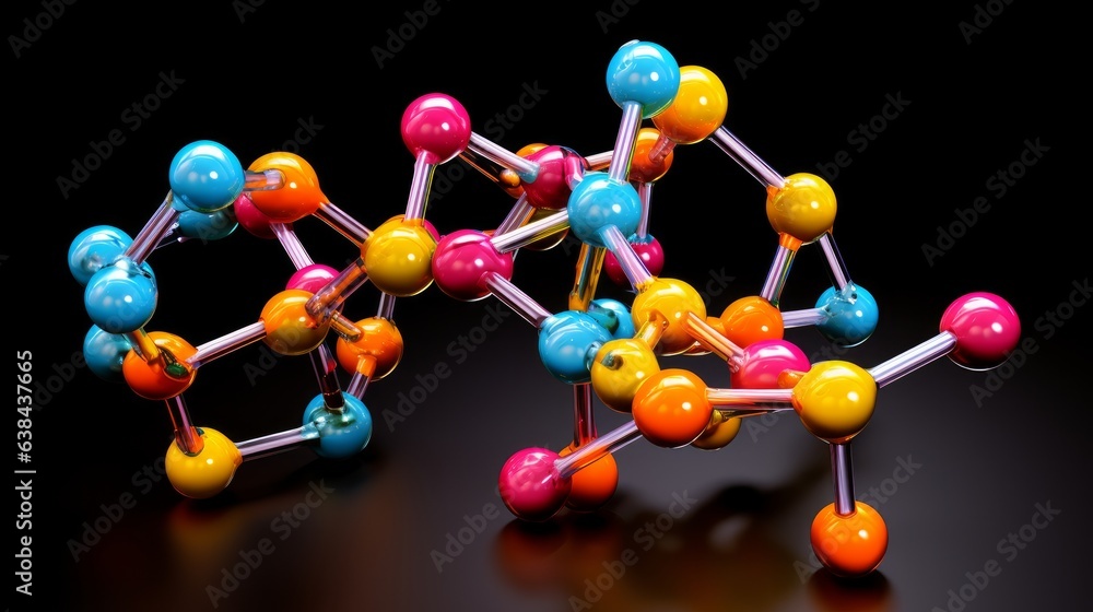 timolol molecule, molecular structures, non-cardioselective beta ...