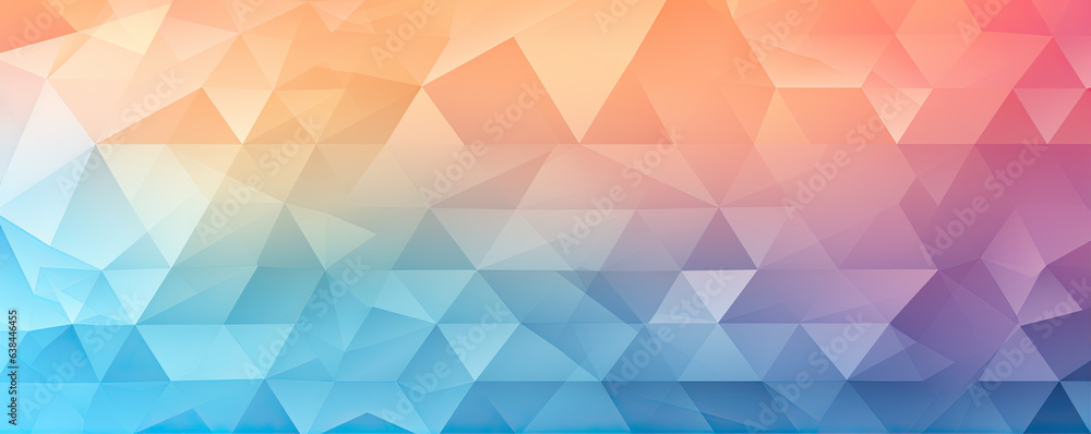 Triangle color shape background. Pastel triangle Grid Mosaic rainbow ...