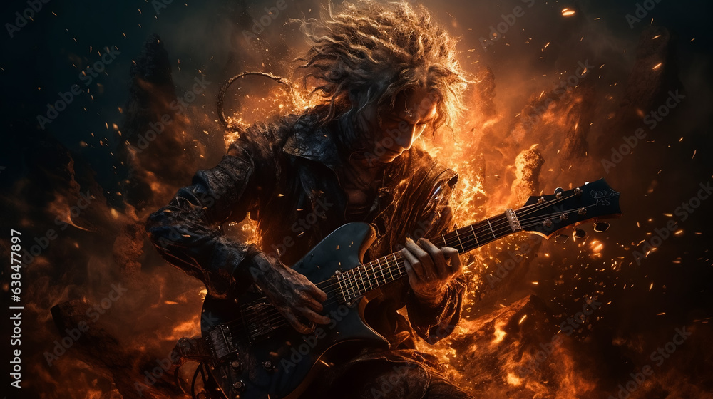 Satanic Overture. Demon's Serenade . Hellfire Hymn. AI Generated Stock ...