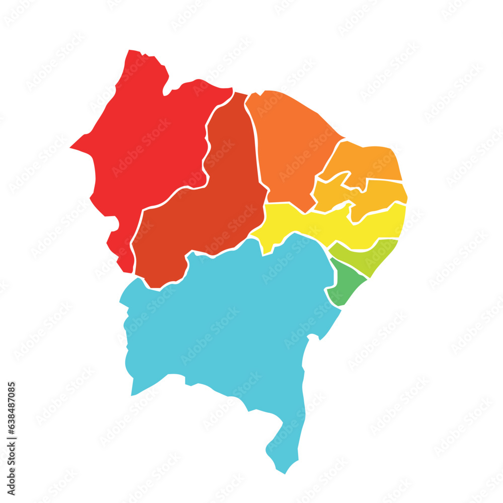 nordeste, nordestino, dia do nordestino, dia do nordeste, mapa do ...