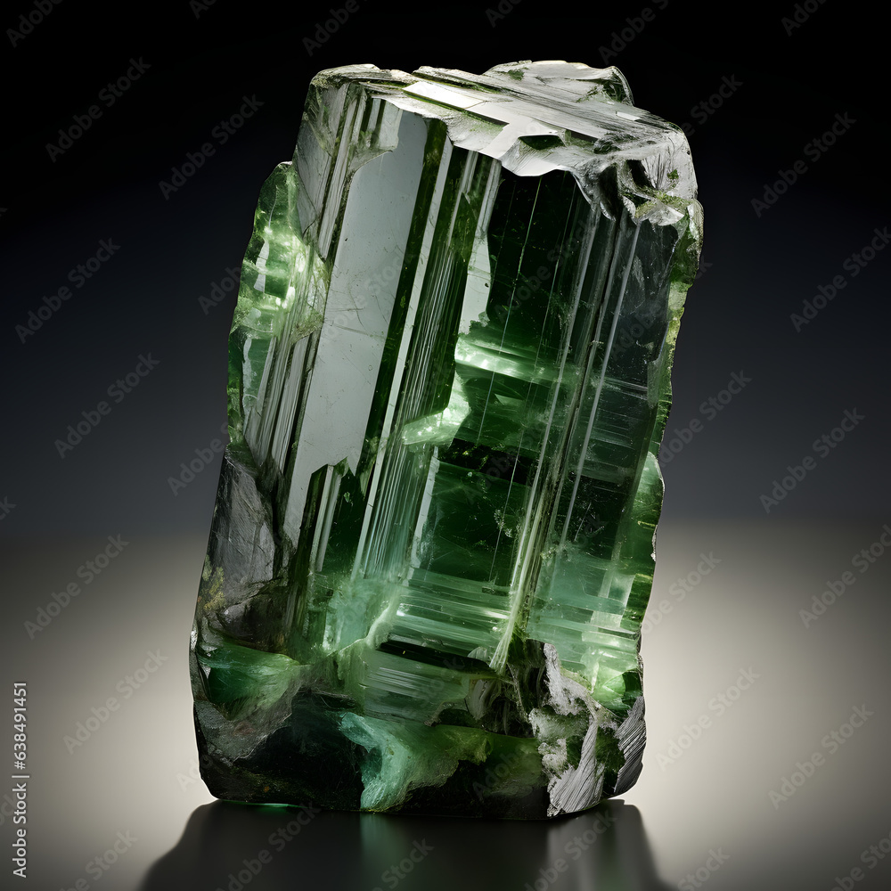 seraphinite crystal , ice, cube, cold, isolated, white, frozen, crystal ...