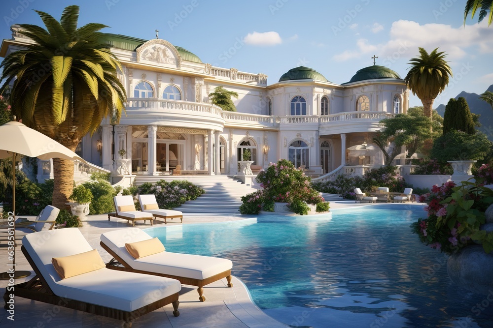 Ultra Luxurious Exterior Design of a Tropical Modern Villa with a Relax ...