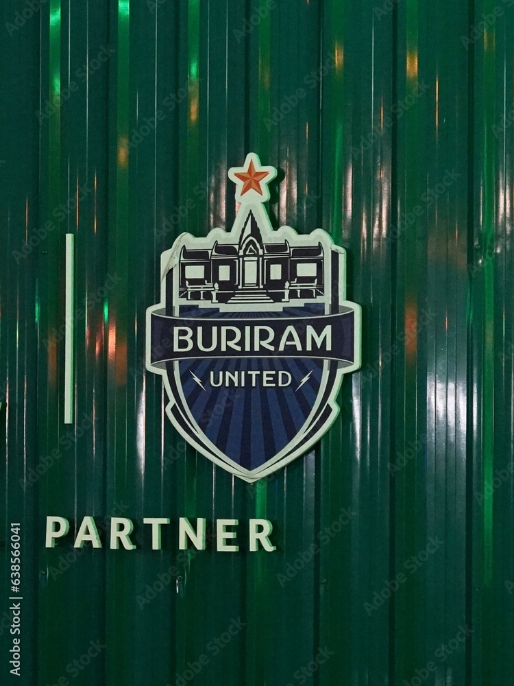 Buriram United logo is a football team , old castle buriram blue black ...