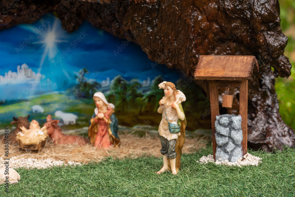 Poster Portal de Belén, transportándonos con sus detalles a la escena ...