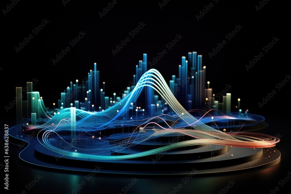 Charts and abstract business Backgrounds for presentations Stock ...