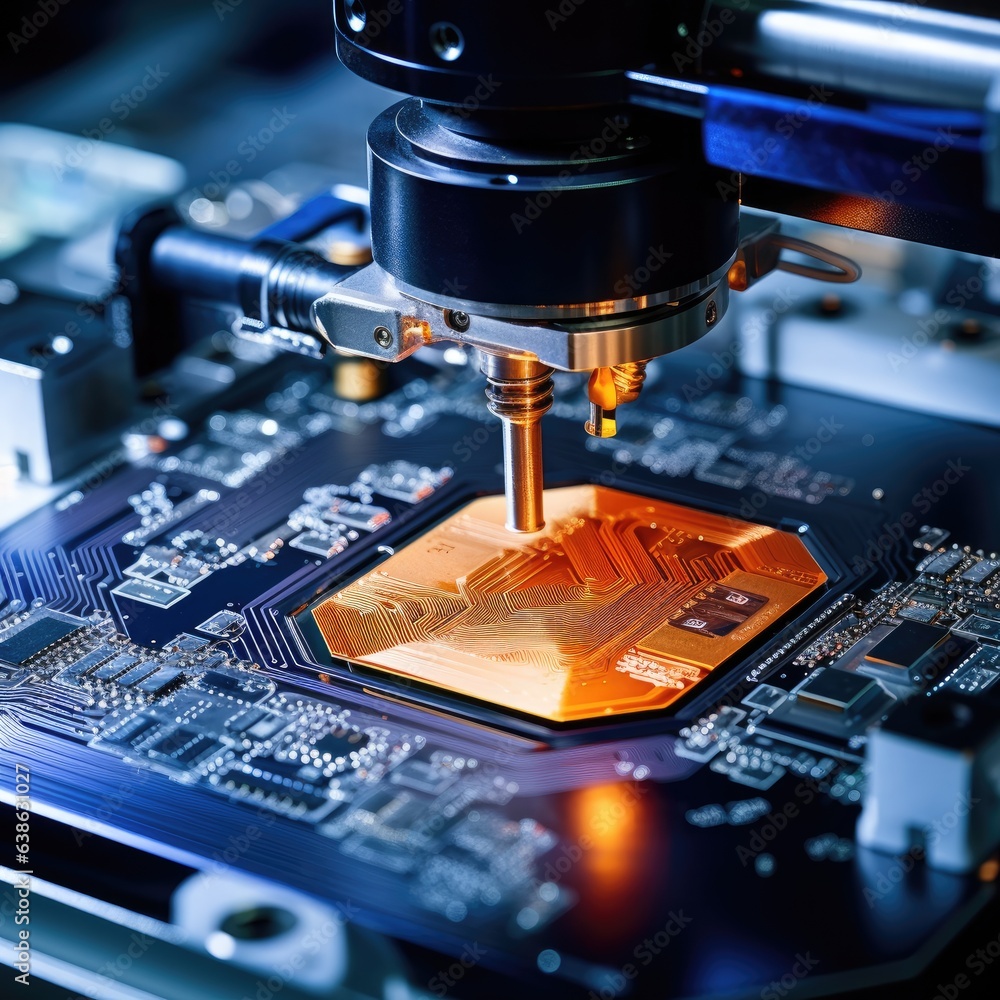 Showcases advanced computer chip manufacturing and semiconductor ...