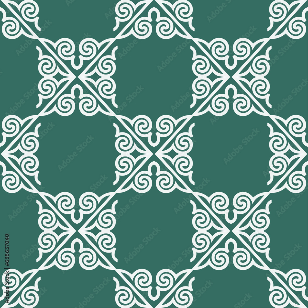 Decorative Asian Folk Seamless Pattern. Traditional Ornament of Asian ...