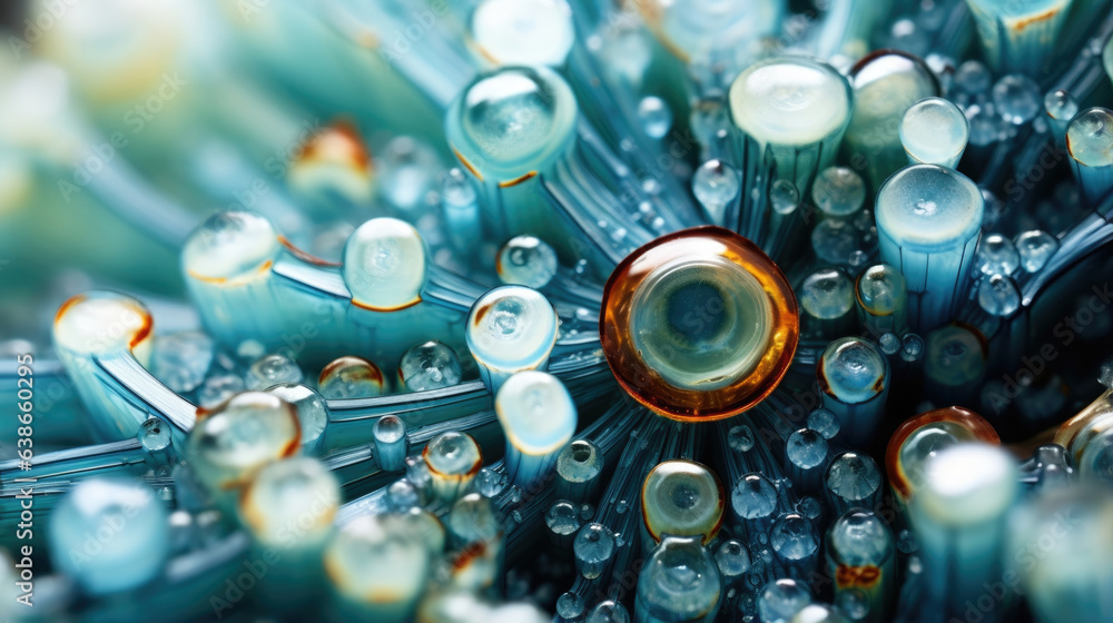 This macro image of microscopic minerals reveals vibrant colors of jade ...