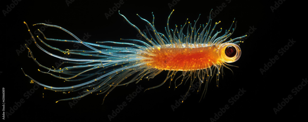 A rotifer This microscopic freshwater organism has a single ...