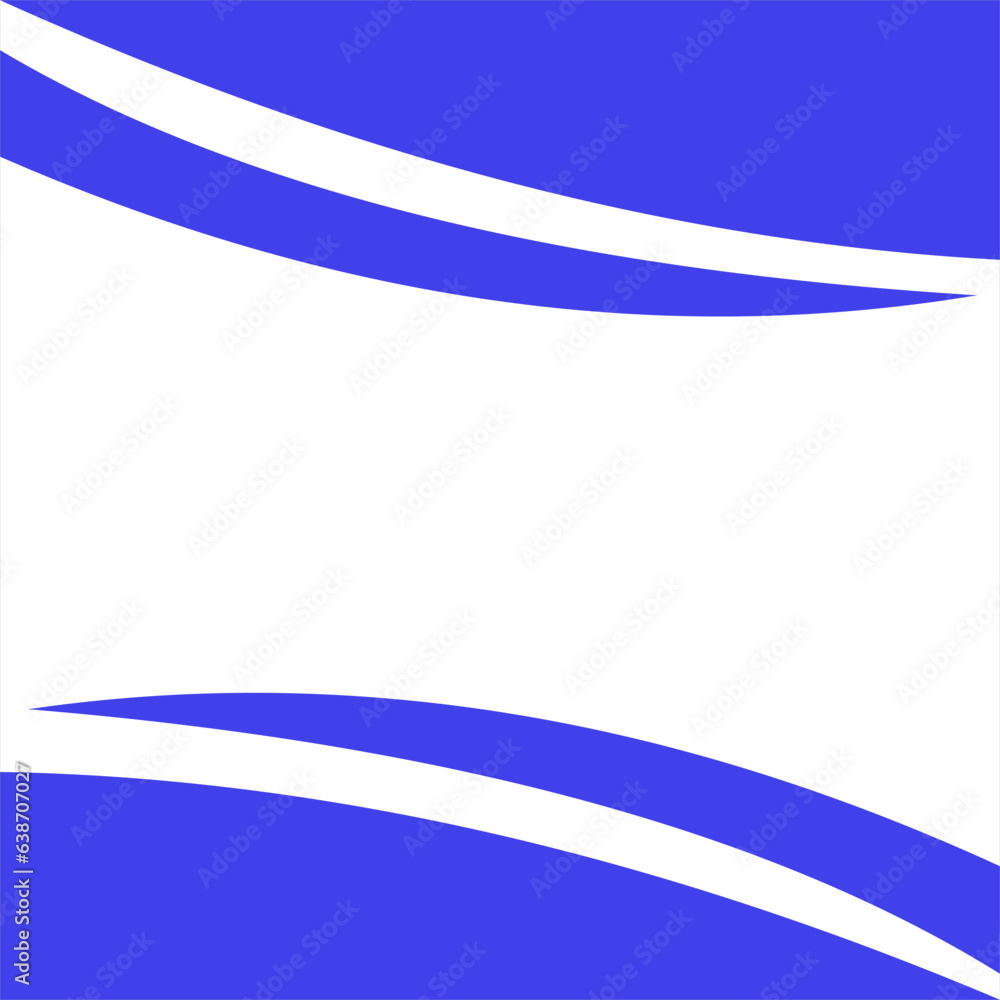 Vector of an abstract background with curved blue lines on the edge ...