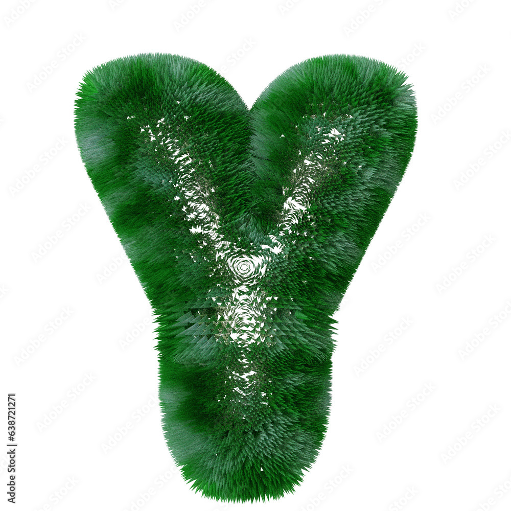 English alphabet capital "Y" letters in isolated white background ...