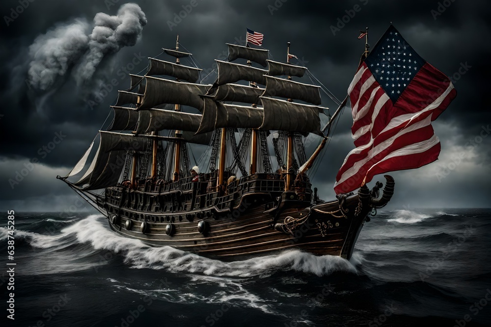 A digital oil painting of a dramatic cinematic scene of an antique ...