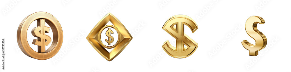 Dollar Sign clipart collection, vector, icons isolated on transparent ...