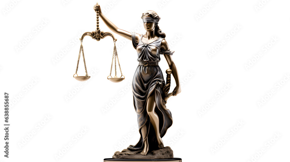 Lady of justice blindfolded on transparent background PNG Stock ...