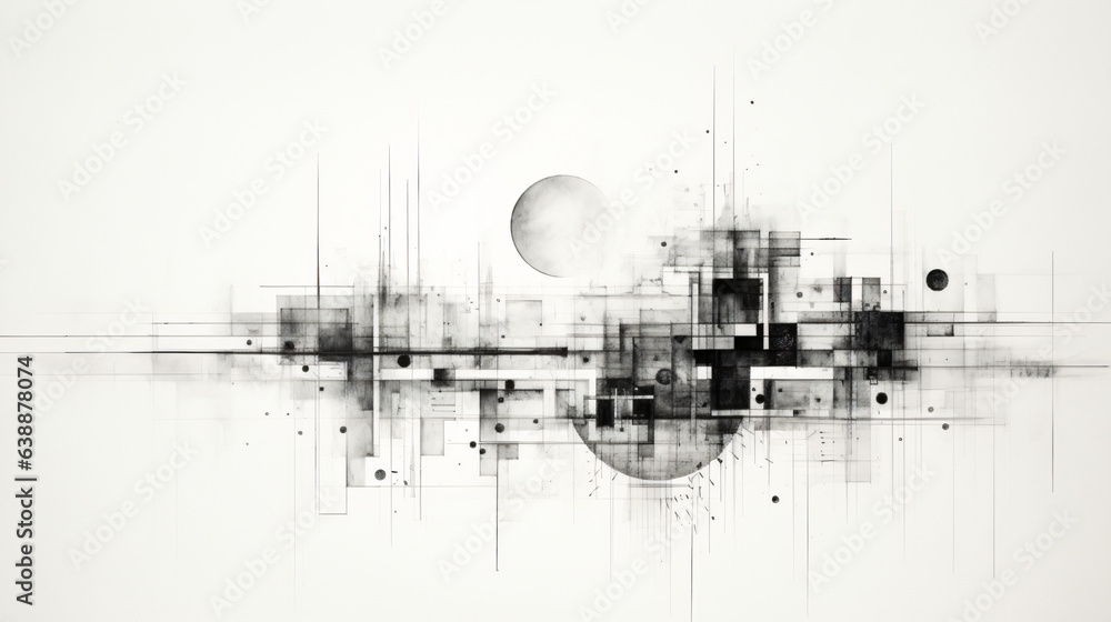 Simple yet extravagant watermark featuring genuine geometric shapes in ...