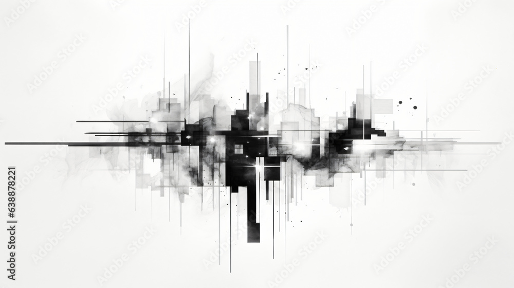 Simple yet extravagant watermark featuring genuine geometric shapes in ...