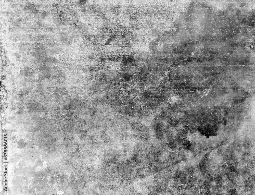 Grunge black and white, dirty damaged texture pattern of old paper with ...