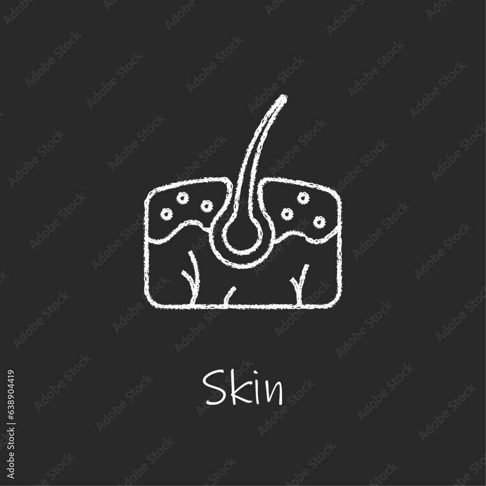 Chalk style health care ui icons collection. Vector white linear ...