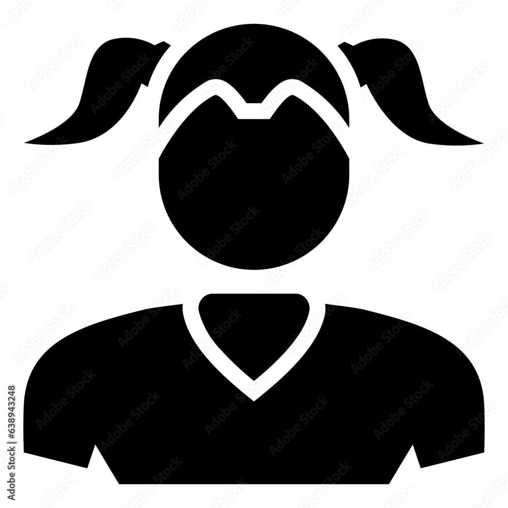 Badminton, Player, Athlete, Avatar, female, woman Icon, Glyph style ...
