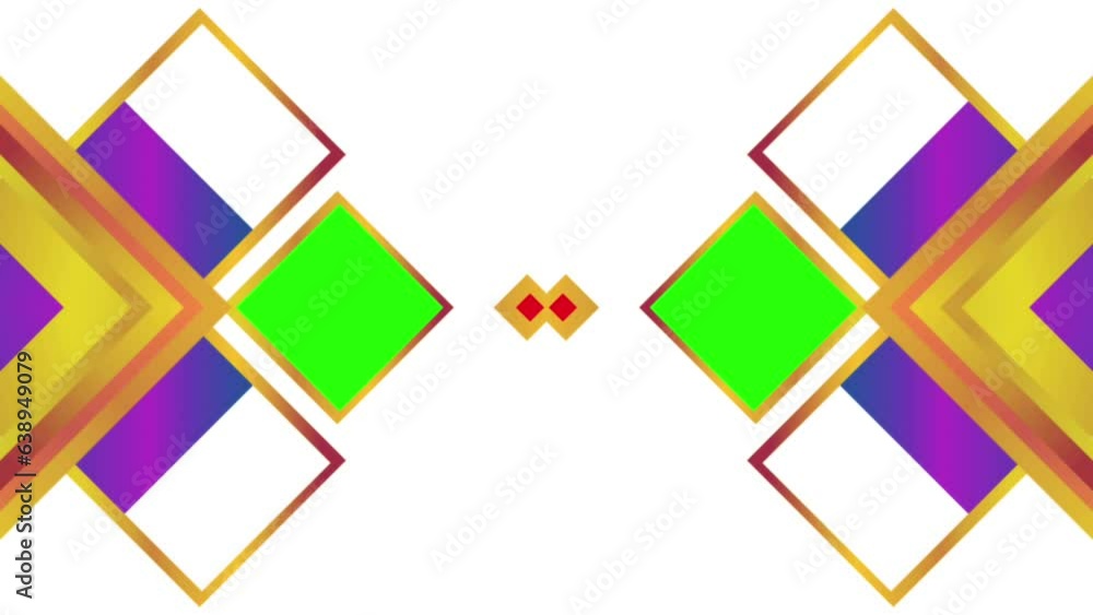 Abstract motion frames and animated backgrounds. Green screen Chroma ...