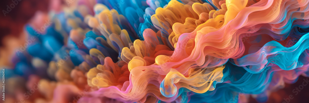 abstract art elements made of slime and liquid, chaotic shapes, plastic ...