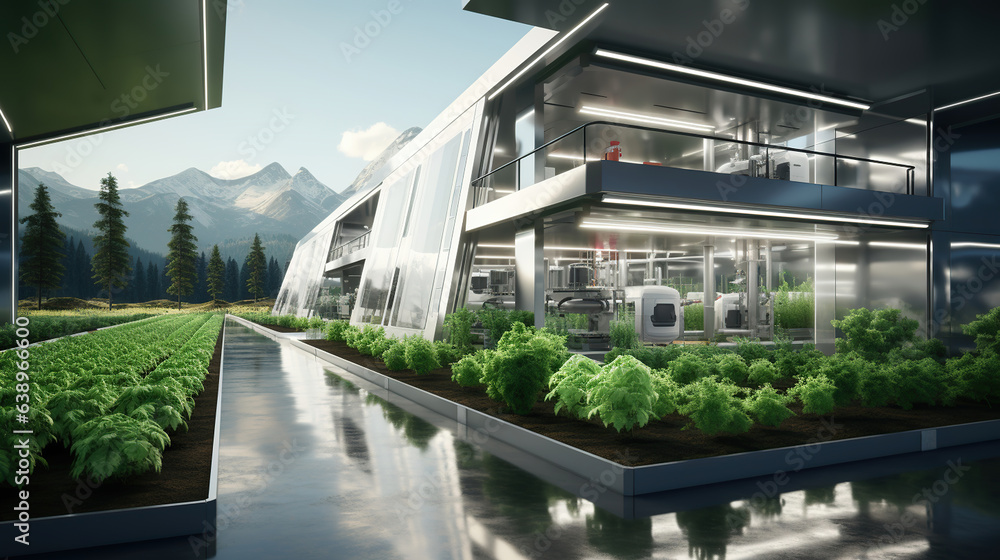 Futuristic Agri Tech, Clean and Efficient Farming in a Smart ...