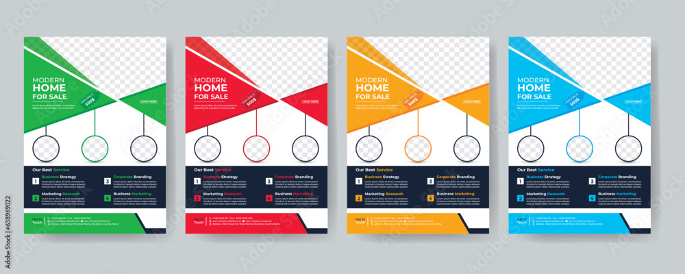 construction mega business flyer bundle, contractor flyer design ...