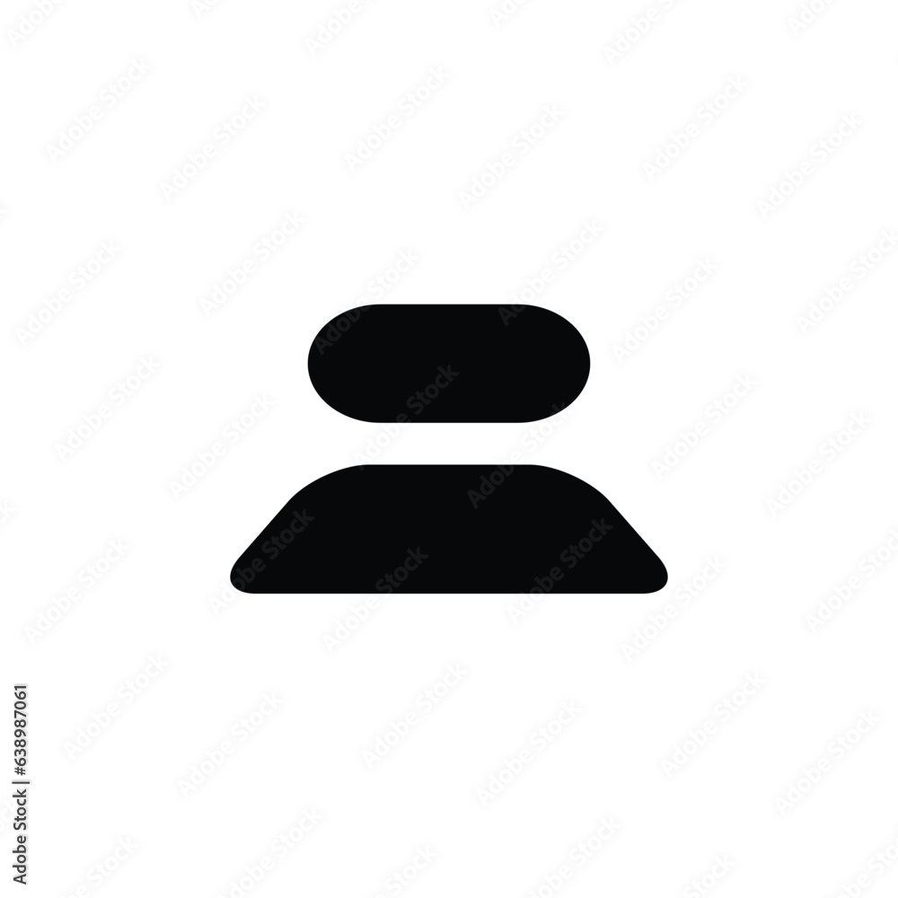 User icon. Simple style poster social media background symbol. User ...