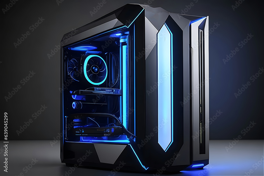 concept design of gaming workstation station custom pc computer build ...