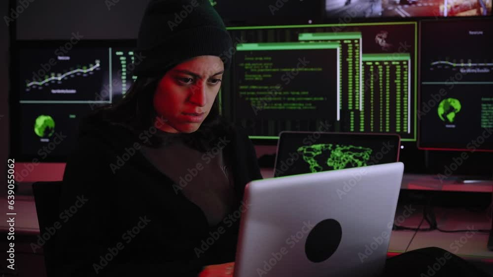 A maverick young adult woman hacker organizes a worldwide malware ...