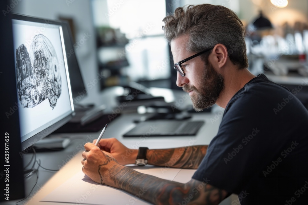 Headshot portrait photography of an experienced graphic designer ...