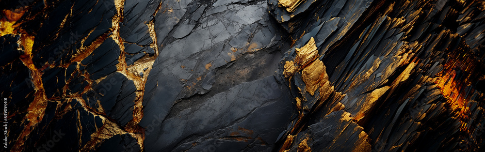 Gold, black rock texture by Vita Stock Illustration | Adobe Stock