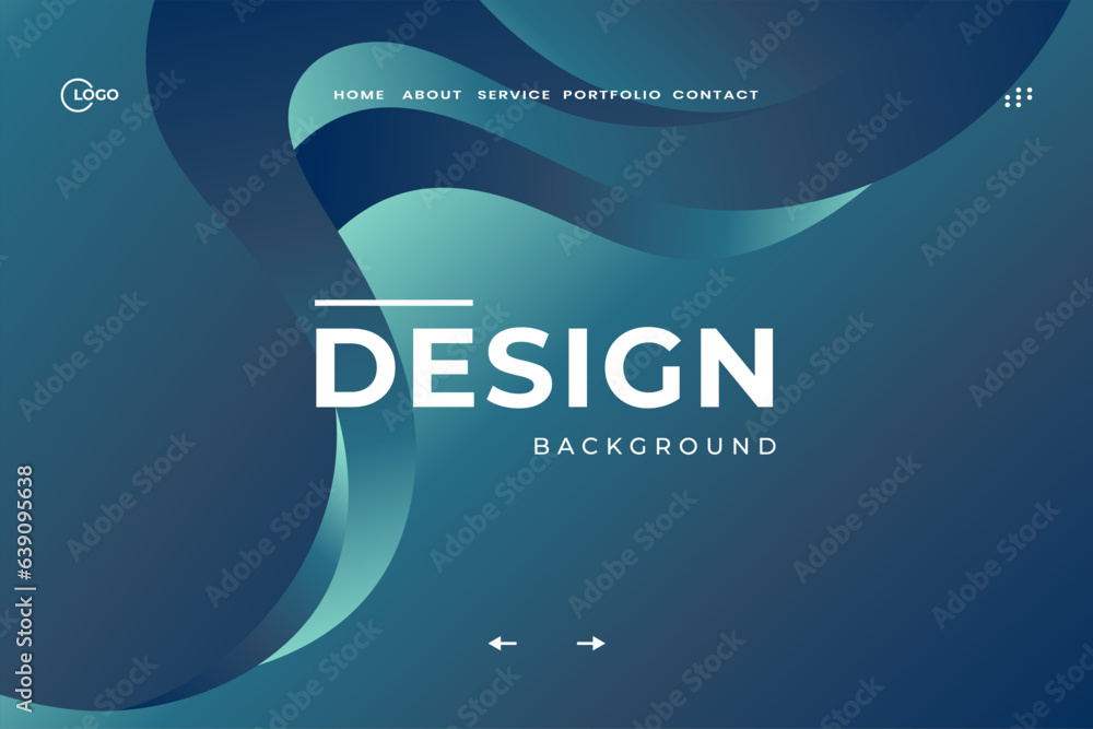 Minimalist Abstract Gradient Colorful Wave Background is used for ...