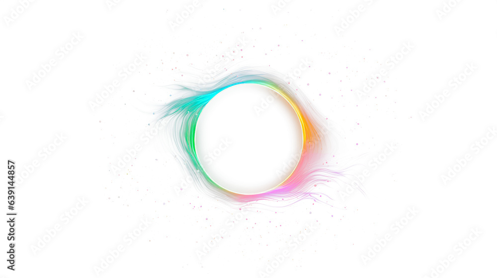 solar eclipse overlay effect neon blue, yellow, green, purple blazing ...